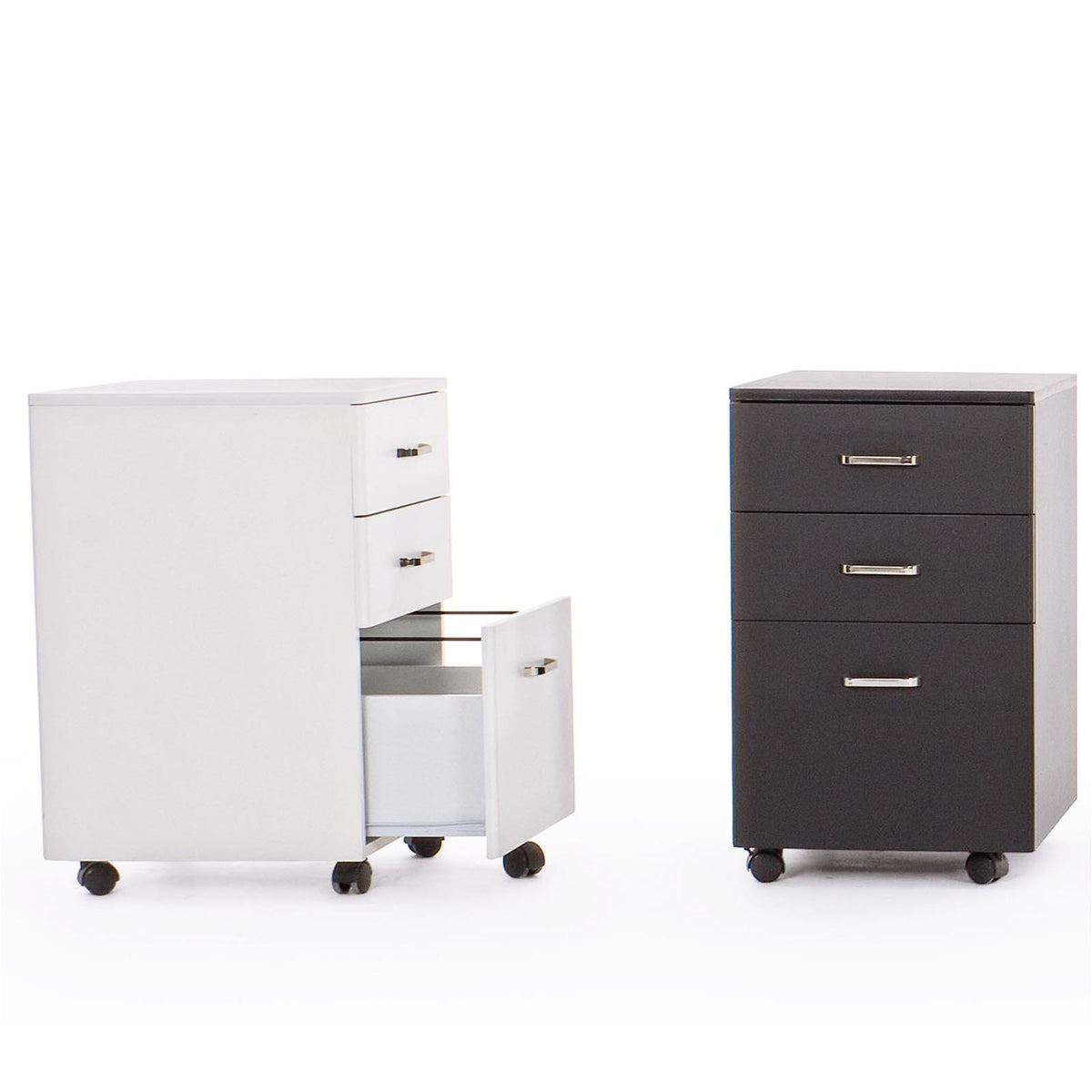 Office chest of drawers "Nadir" with wheels and 3 drawers for desk h 6 ...